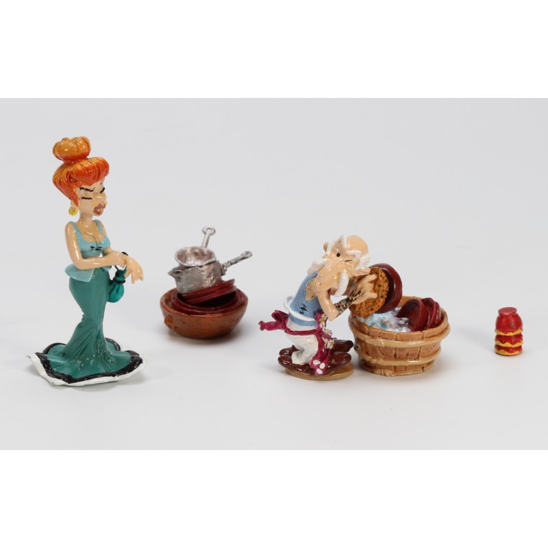 Figurinen Agecanonix und Frau Agecanonix