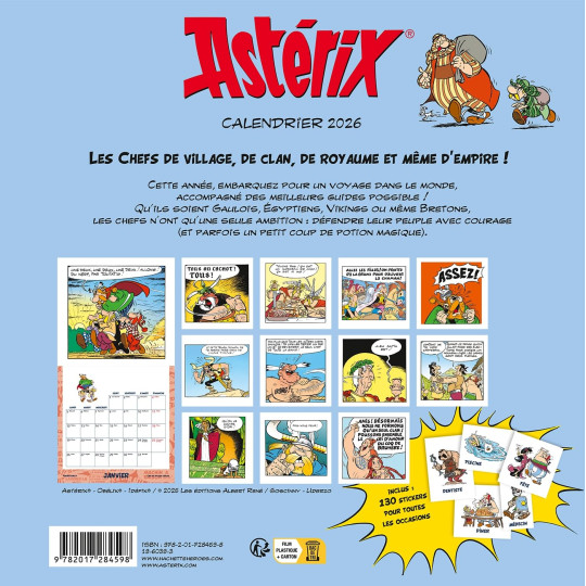 Calendrier Astérix 2026
